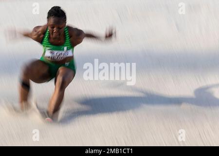 Ruth USORO of Nigeria in the Women's Long Jump - Final at the ...