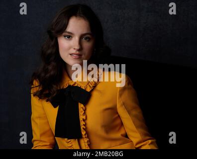 Fina Strazza poses for a portrait to promote the television series ...