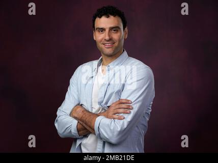 Dane DiLiegro poses for a portrait to promote "Prey" on day one of ...