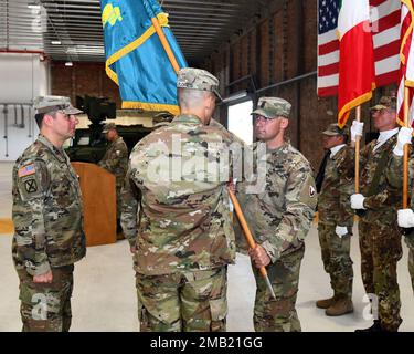 Lt. Col. Miguel A. Flores Rivera, outgoing Commander Army Fields ...
