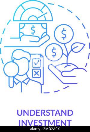 Understand your market blue concept icon Stock Vector Image & Art - Alamy