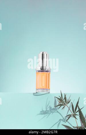 cannabis oil on a light background. Selective focus. Nature Stock Photo ...