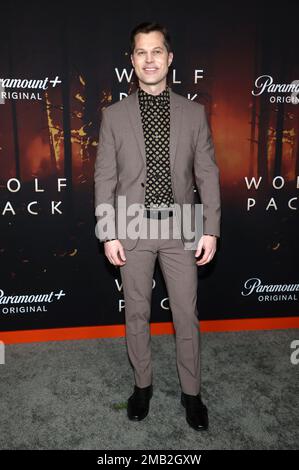 John Patrick Jordan, at Los Angeles Premiere Of Paramount+'s "Wolf Pack ...