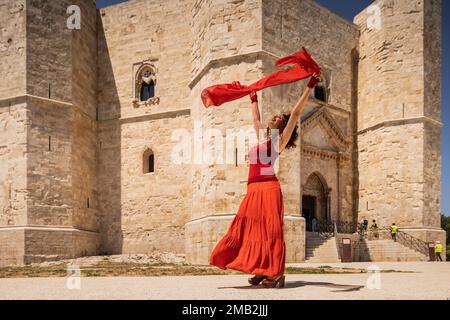 Italy, Puglia, Castel del Monte (province of Barletta) - Artist, dancer ...