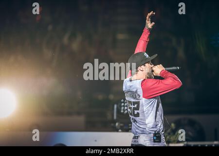 Edgar Torronteras participating in a Freestyle event in Spain Stock ...