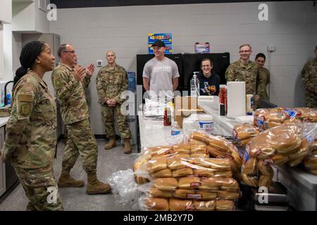 Colonel Nate Vogel, 22nd Air Refueling Wing commander, and Maj. Melissa ...