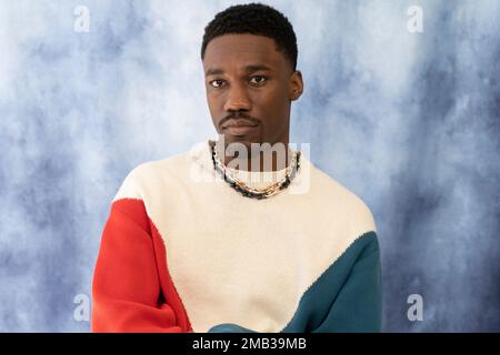 R&B singer Giveon poses for portraits in New York on June 30, 2022 to ...