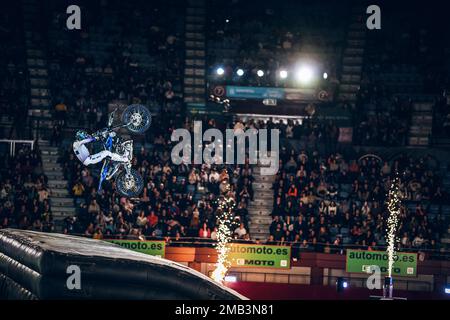 David Rinaldo participating in a Freestyle event in Spain Stock Photo ...