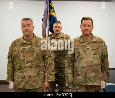 The 109th Air Control Squadron commander Lt Col Chris Bilderback ...