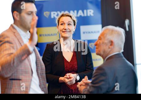 Nuremberg, Germany. 20th Jan, 2023. Pk with Ryanair Germany CEO Annika ...