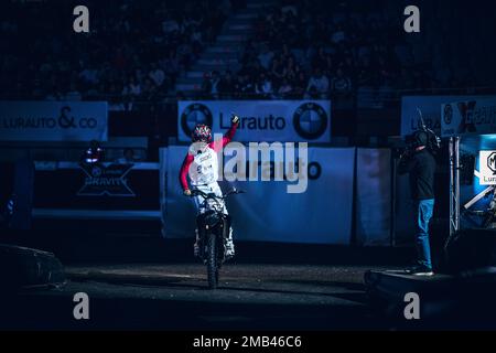Edgar Torronteras participating in a Freestyle event in Spain Stock ...