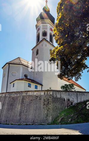 Church of St. Ulrich in Wertach, Allgaeu, Bavaria, Germany Stock Photo ...
