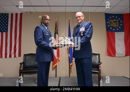 U.S. Air Force Col. Sheldon B. Wilson, the outgoing commander of the ...