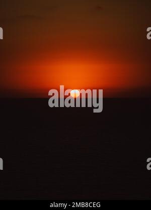 Tel Aviv Sunset Over The Ocean Sea Stock Photo - Alamy