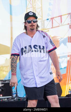 HARDY performs during CMA Fest 2022 on Thursday, June 8, 2022, at the ...