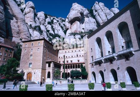 Montserrat Monastery, Catalunya, Spain Stock Photo - Alamy