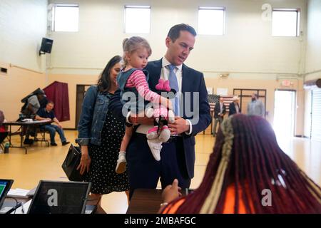 Sen. Bob Menendez (D-N.J.) and his wife, Nadine Arslanian, are seen at ...