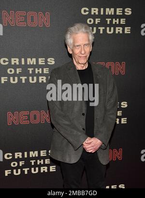 Director David Cronenberg attends the “Crimes Of The Future" New York ...