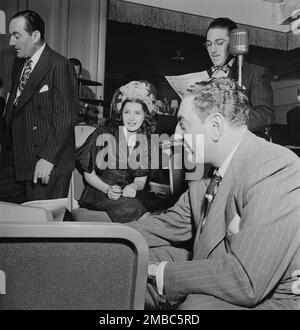 Portrait of Guy Lombardo and Don Rodney, Starlight Roof, Waldorf ...