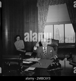 Portrait of James Petrillo in his office, New York, N.Y., ca. Feb. 1947 ...