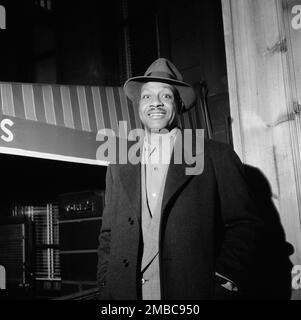 Portrait of Tiny Grimes, New York, N.Y.(?), ca. Jan. 1947 Stock Photo ...