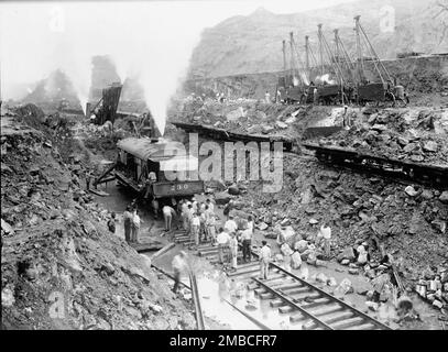 Panama Canal, 1913. The Panama Canal project was one of the largest and ...