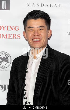 Ted Vuong from "Yonger World' and Comedian Vince Phan attend Jiaoying ...