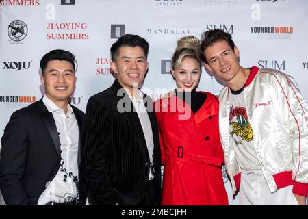Ted Vuong from "Yonger World' and Comedian Vince Phan attend Jiaoying ...
