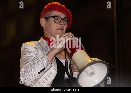 Activist Sarah Jane Baker at London Trans Pride Stock Photo - Alamy