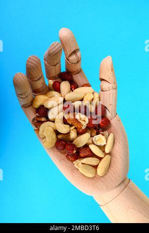 Heap of mixed nuts consisting of Cashew nuts,Hazelnuts,Walnuts and ...