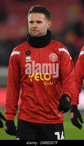 Sheffield, UK. 20th January 2023. Paul Heckingbottom manager of ...