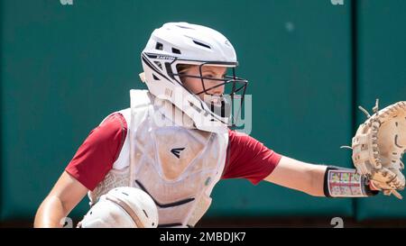 Alabama catcher Ally Shipman (34) during an NCAA softball game on ...