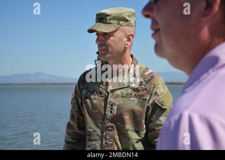 MOTCO Installation CDR LTC Luke Clover (center) shares details about ...