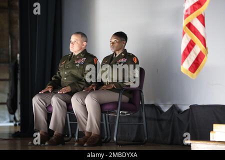 CSM Laquyin N. Brock of 25th Division Sustainment Troop Battalion ...