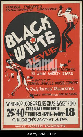 Black and White Revue, [193-]. 'Federal Theatres Entertainment ...