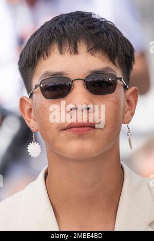 LaDainian Crazy Thunder poses for photographers at the photo call for ...