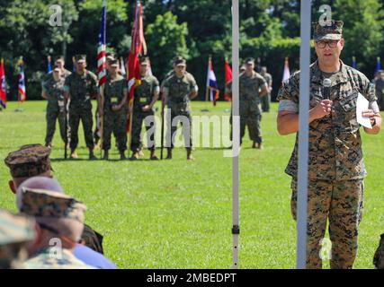 U.S. Marine Corps Col. Gregory Jones, the chief of staff for 2d Marine ...
