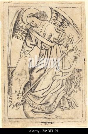 St Michael Archangel defeating Satan (1635) by Guido Reni (1575-1642 ...