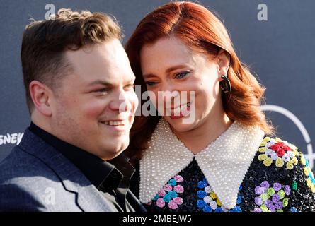 (L-R) Dan Gregor and Rachel Bloom at the CHIP ‘N DALE: RESCUE RANGERS ...