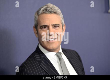 Andy Cohen attends NBCUniversal's 2022 Upfront press junket at the ...