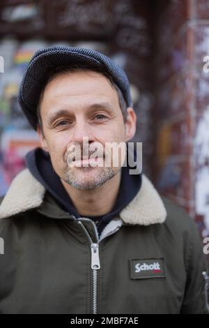 Ingo Knollmann, singer and frontman of the German punk-rock band ...