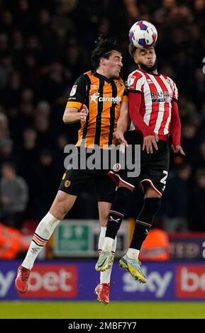 Aaron Connolly of Hull City during the Sky Bet Championship match Hull ...