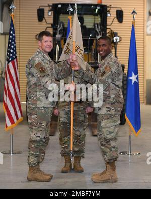 (From left) Brig. Gen. David R. Lopez, the commander of the 380th Air ...
