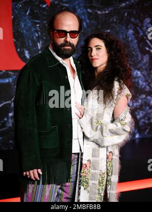 Brett Gelman, left, and Ari attend Universal Music Group's 2020 Grammy ...