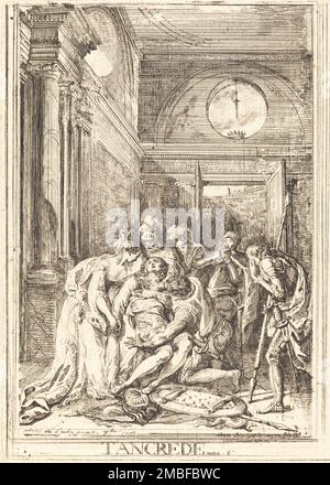 The Death of Tancred, 1760 Stock Photo - Alamy