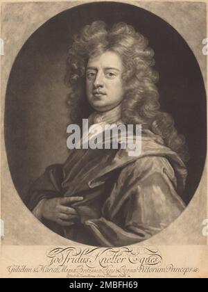 Self portrait of Sir Godfrey Kneller (1648-1726), Dutch portrait ...