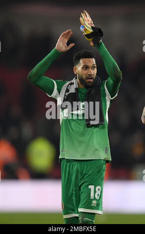 Sheffield, UK. 20th January 2023. Paul Heckingbottom manager of ...