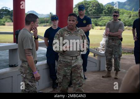 A Tactical Combat Casualty Care instructor waits for 673d Medical Group ...