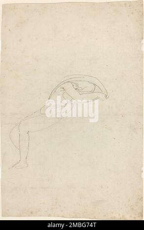Sketch of reclining figures. Graphite on paper. Date: ca. 1894. Museum ...