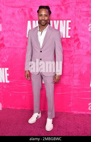 Cast member Antjuan Tobias arrives at the Los Angeles premiere of ...
